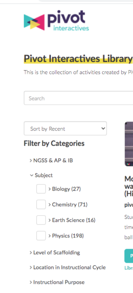 Can I see a list of all the Pivot activities? – Technical Information ...