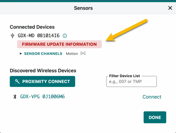 How do I update firmware on Go Direct sensors? – Technical Information Library