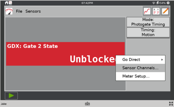 How do I set up a Go Direct Photogate with a LabQuest to measure an ...