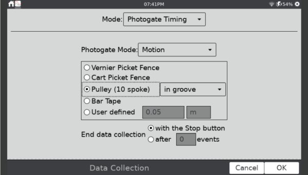 How do I set up a Go Direct Photogate with a LabQuest to measure an ...