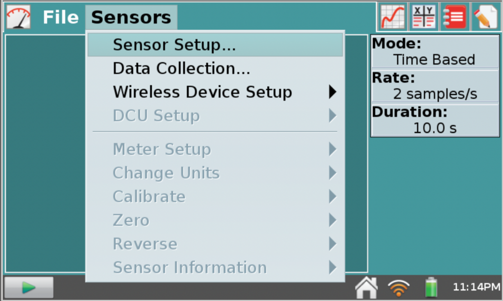LabQuest: How can I manually set up a sensor that does not auto-ID ...