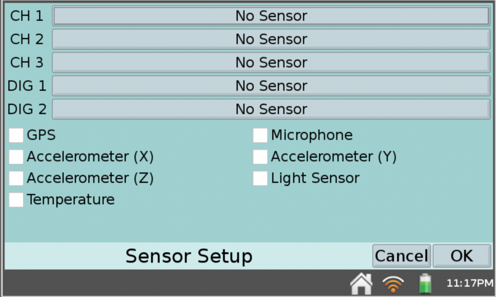 LabQuest: How can I manually set up a sensor that does not auto-ID ...