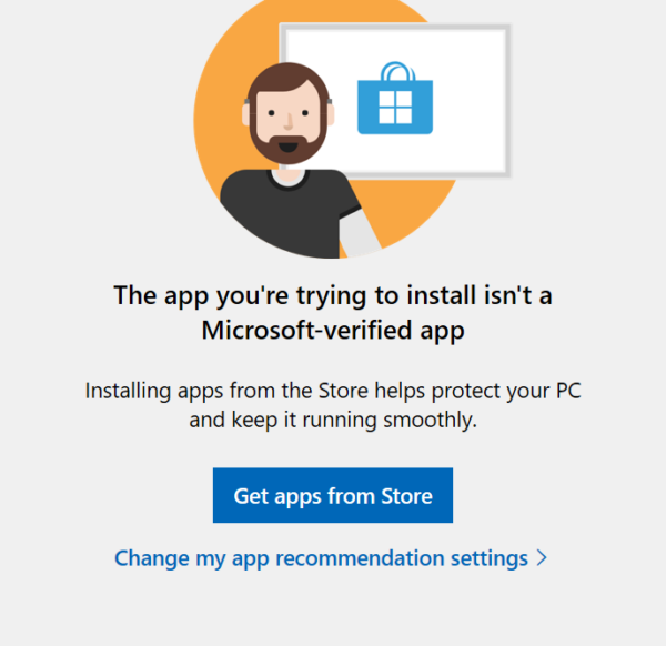 I can’t install Graphical Analysis or other Vernier software because Windows says it isn’t ...