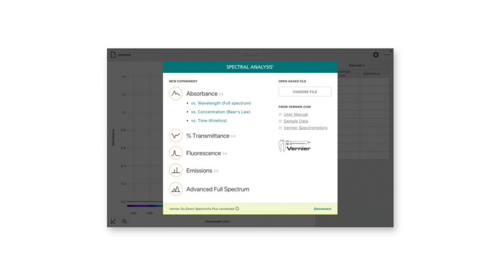 Vernier Spectral Analysis® - Vernier