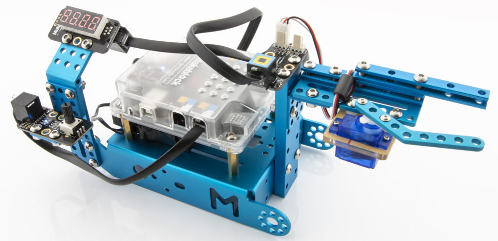 Prosthetic Hand > Experiment 6 from Coding with mBot: Life Hacks