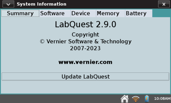 LabQuest® 2 Updates - Vernier